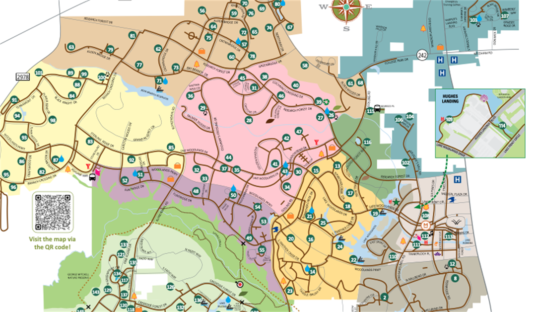 Maps Parks & Recreation The Woodlands